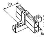 Double Cross Over Bracket
